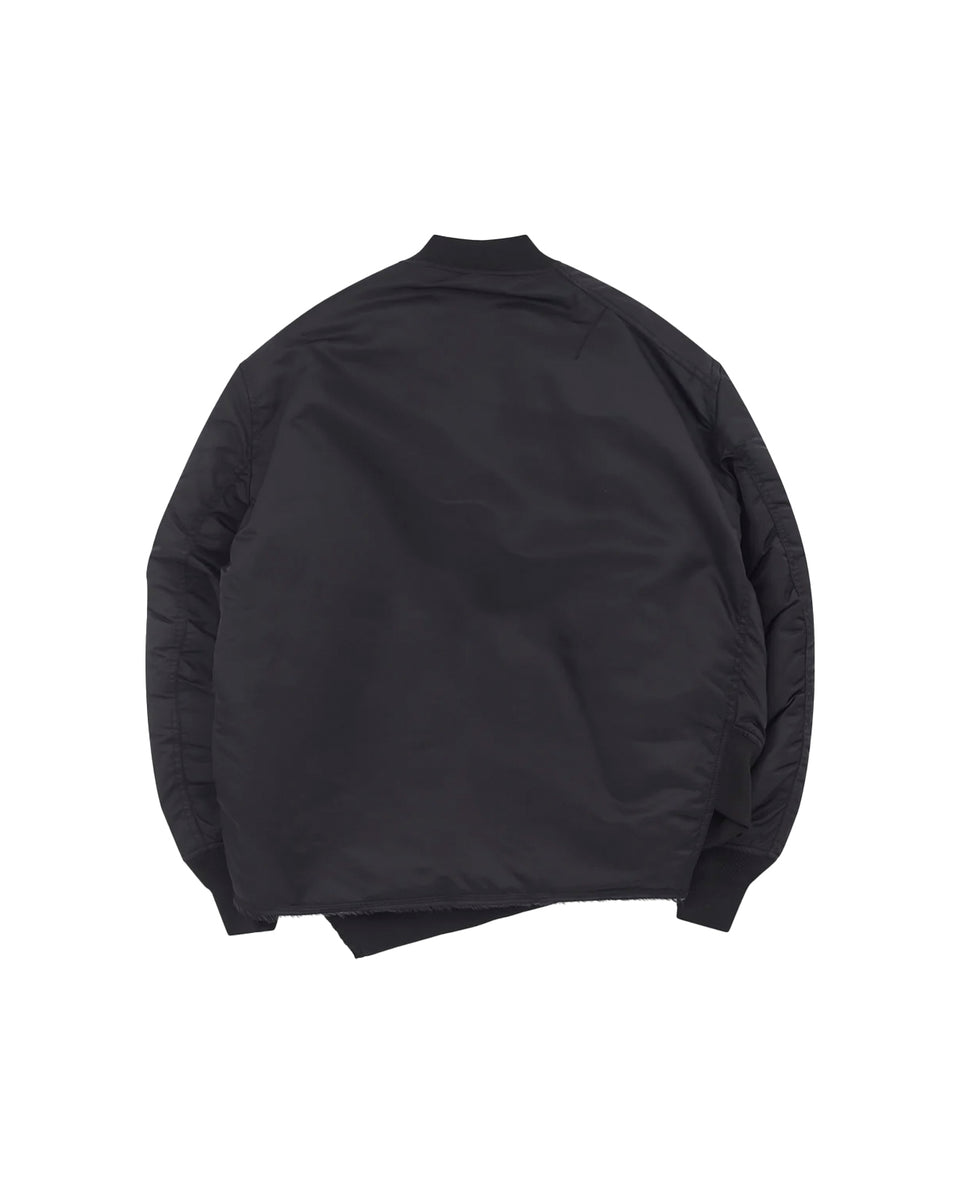 CDG BLACK-ASYMETRIC BOMBER JACKET BLACK-1P-J011-052-1 – HEADQUARTER